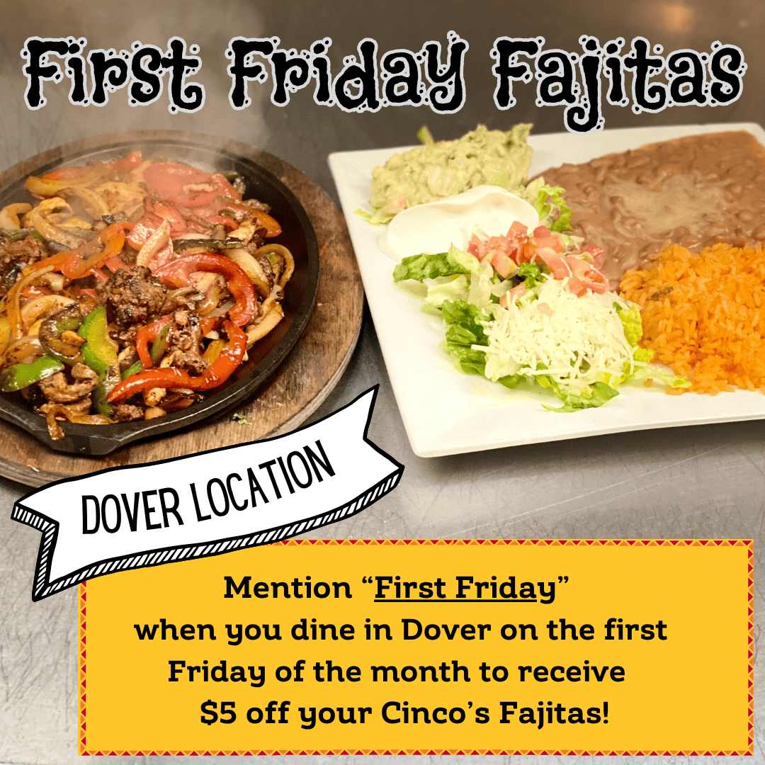 First Friday Downtown Dover! - Cinco's Cantina